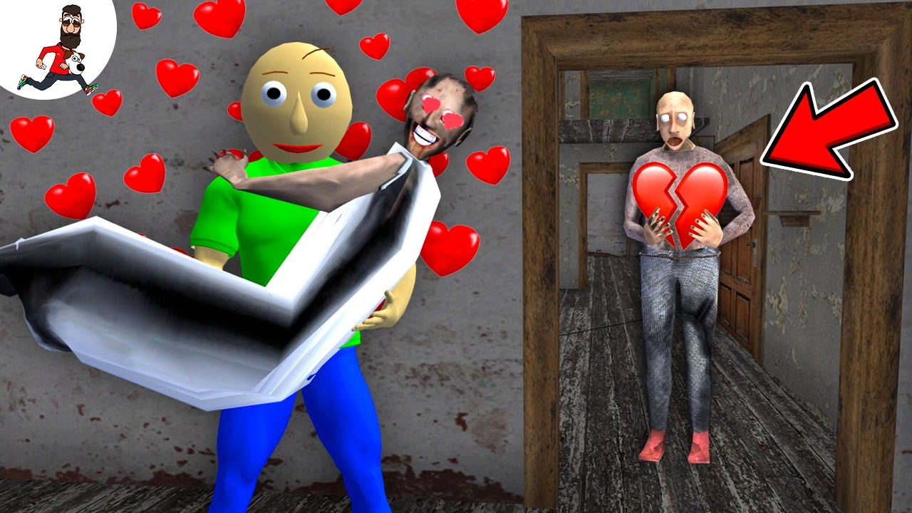 Granny and Baldi vs Grandpa ► funny horror granny game