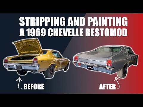 We Stripped and Painted a '69 Chevelle RESTOMOD - RestoVlogs