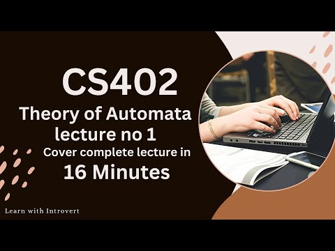 CS402 lecture no 1 | Short lectures | Virtual university of Pakistan