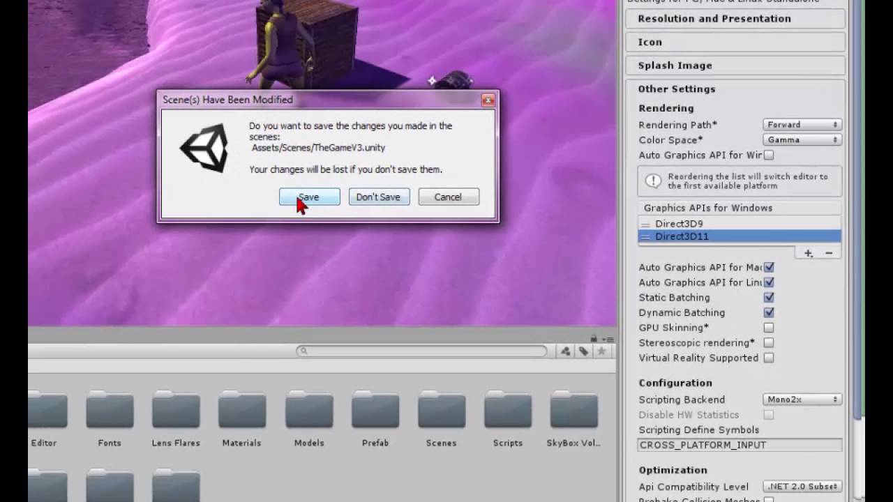 Unity Cannot  Select  Objects in Scene View