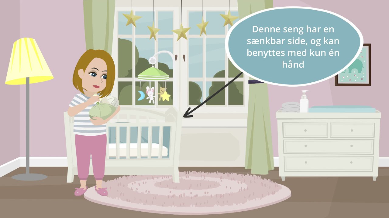 Sagababy ELLA Babyseng med Droppside