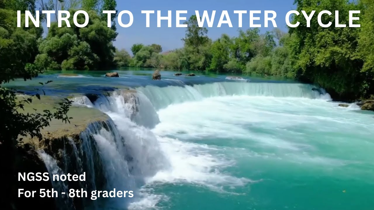Intro to The Water Cycle for Elementary and Middle School students, NGSS 5-ESS2-2, MS-ESS2-4