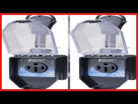 Progressive Industries 50 Amp Portable RV Smart Surge Protector With Cover (1 MIN), SSP-50XL