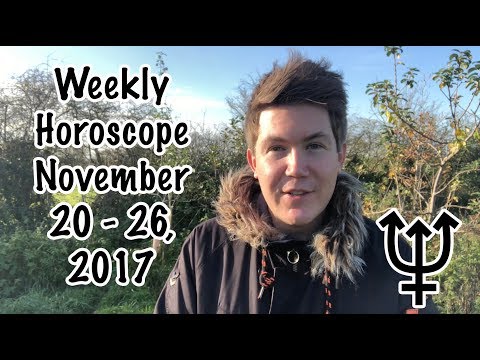Weekly Horoscope for November 20 - 26, 2017 | Gregory Scott Astrology
