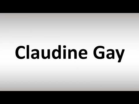 How to Pronounce Claudine Gay