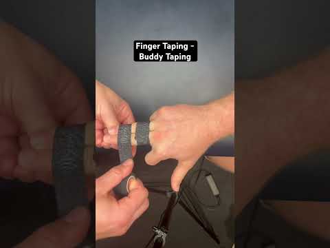 Finger Taping - Buddy Taping #taping #basketball #theclubphysio #physiotherapy #strapping #sports
