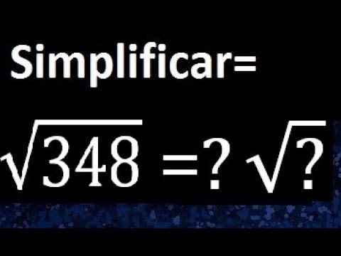 square root of 348 . how to reduce the square root