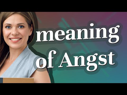 Angst | meaning of Angst
