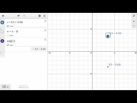 Learn Desmos: Complex Numbers
