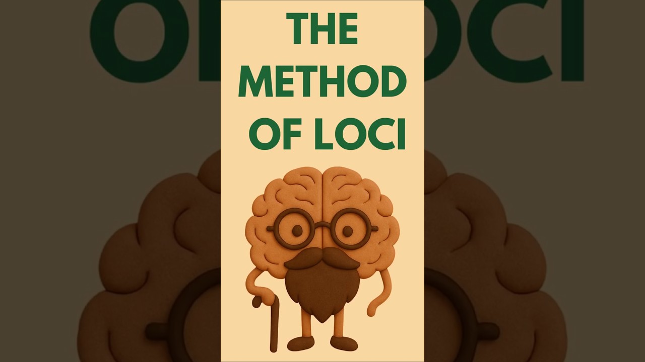 MEMORY HACK! Learn the METHOD of LOCI 🧠#shorts