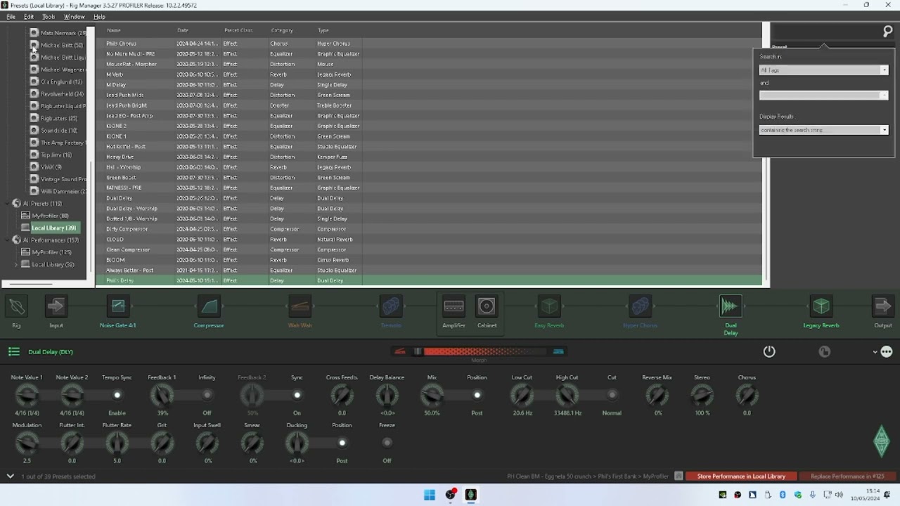 Saving And Loading Presets On To A Kemper