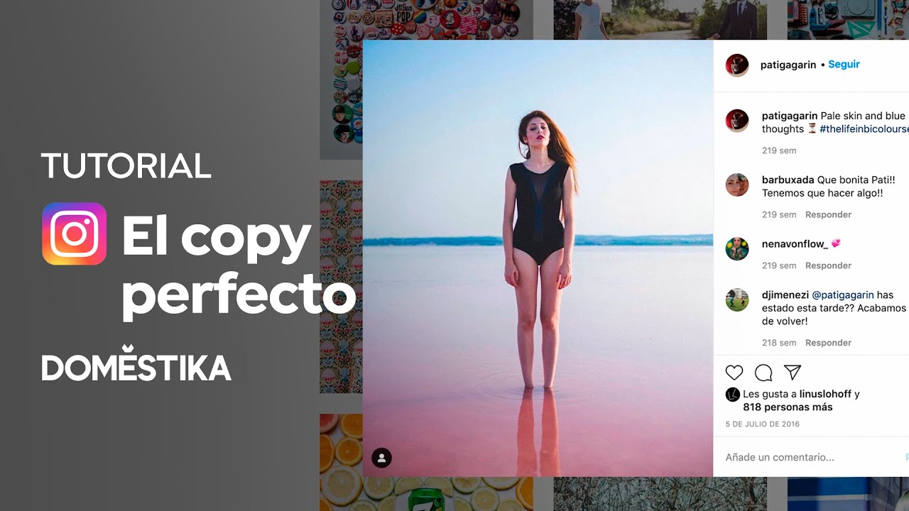 TUTORIAL Instagram | Cómo crear Pies de Foto con Gancho | Pati Gagarin | Domestika