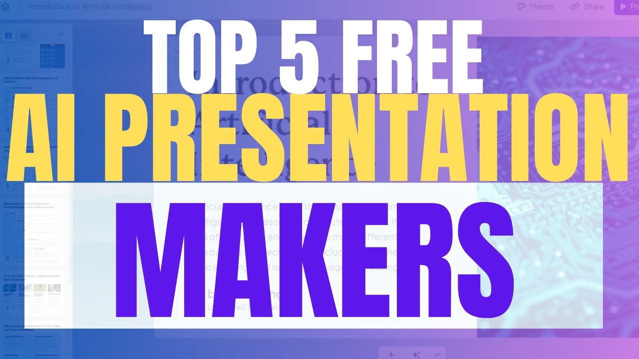 Best AI Presentation Makers 2025: Top 5 FREE AI Tools For Creating Stunning Presentations