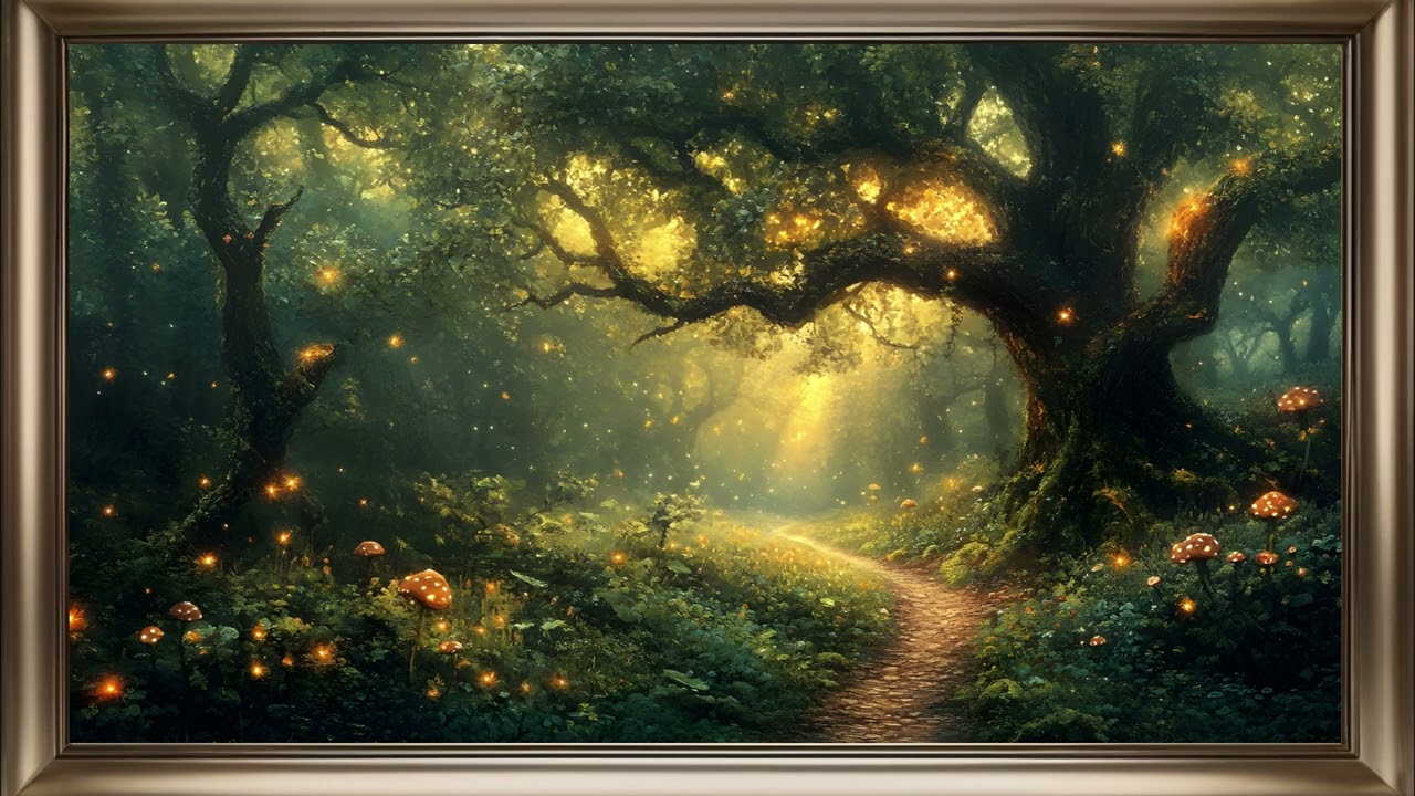Enchanted Forest Frame TV Art | Magical Screensaver Background For Your TV 🌳✨