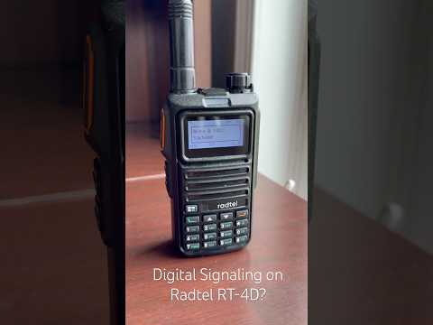 Radtel RT-4D - Digital Signaling on Analog
