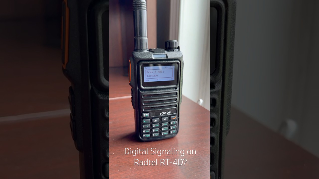 Radtel RT-4D - Digital Signaling on Analog