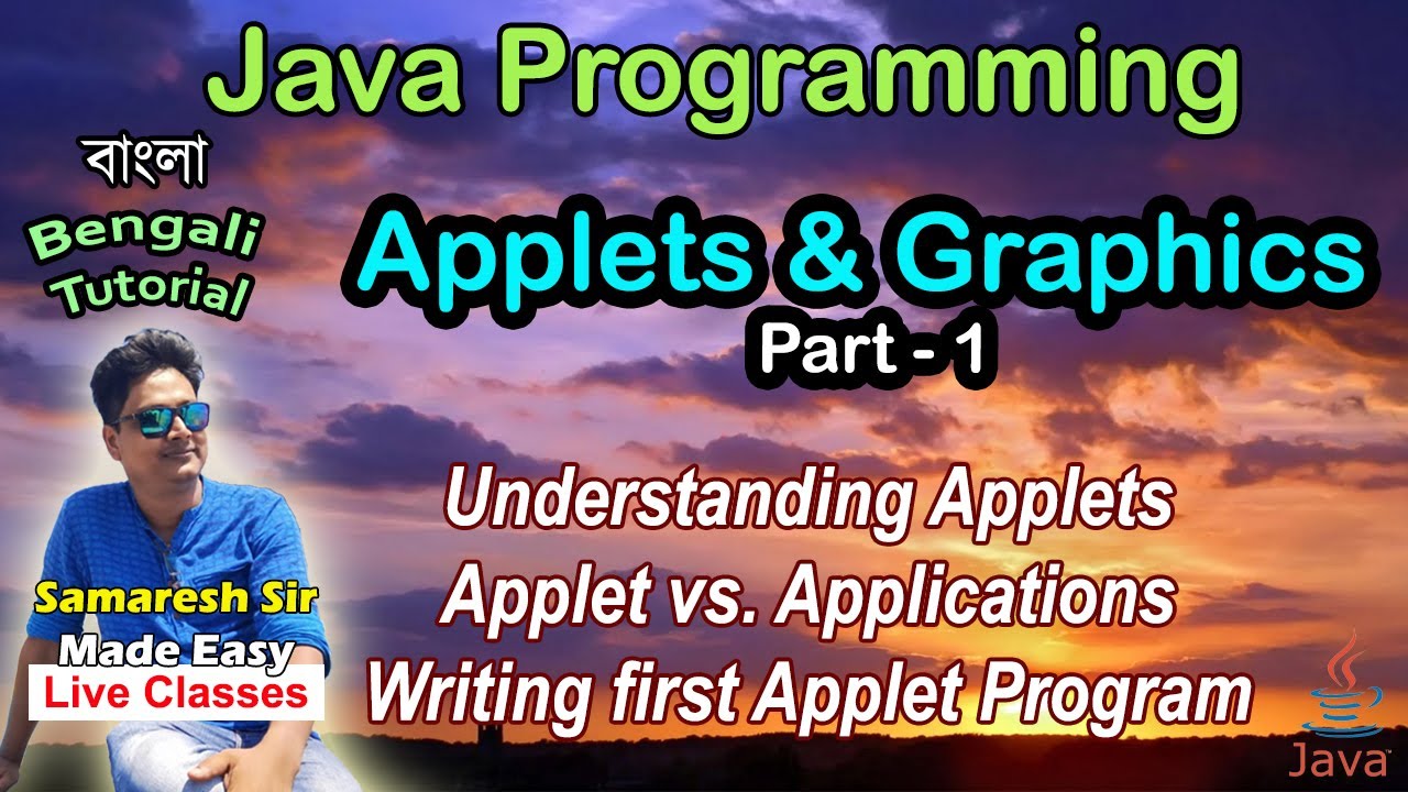 Java Applets | Part-1 | Java Programming | Bengali