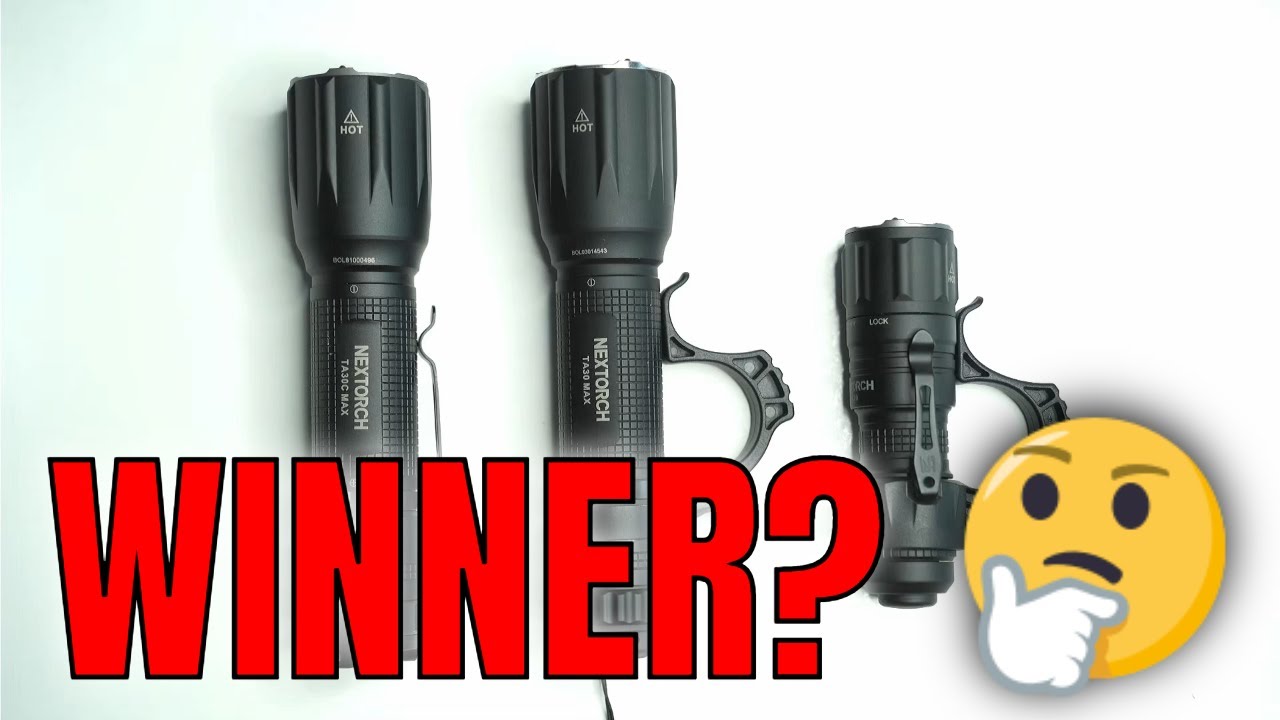 Tactical Flashlight Showdown! Nextorch TA20 vs TA30C Max vs TA30 Max: Which is best for you ...