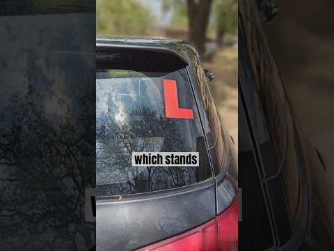 Why there's this sign on a car's windshield!?