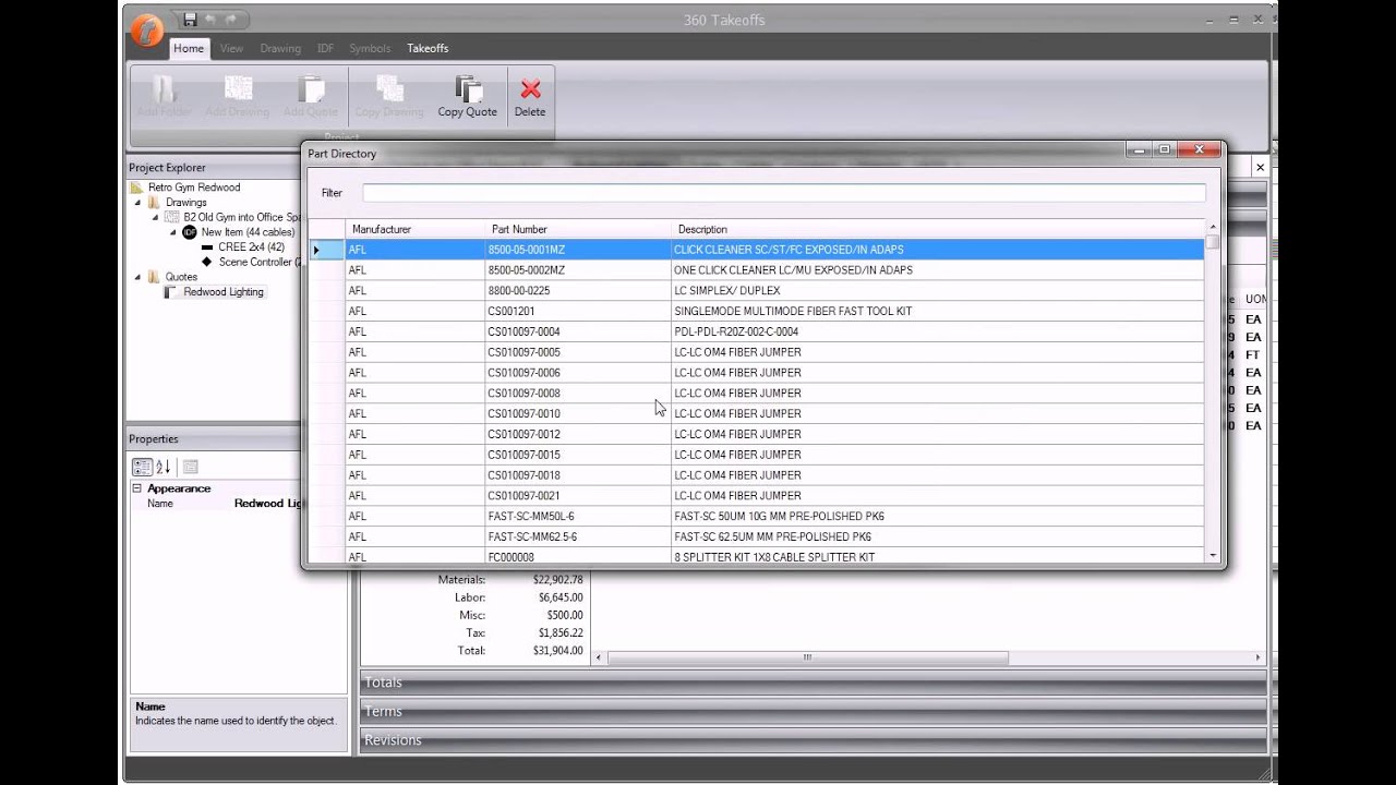 360 Estimating Overview