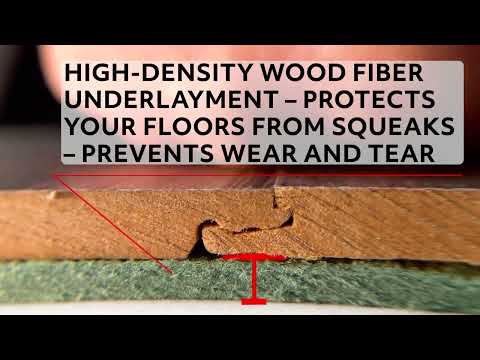 STEICO Underlayment: Superior compression strength for stable, long-lasting wood floors