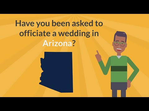 How to Get Ordained In Arizona to Officiate a Wedding