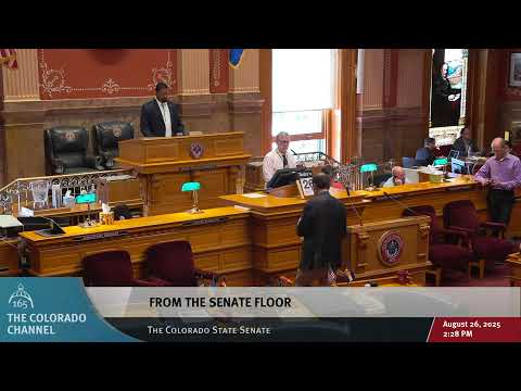 Colorado State Legislature | Colorado Senate 2025 1st Extraordinary ...