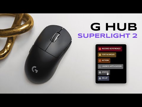 Logitech G PRO X Superlight 2 Mouse - Gub Software Review