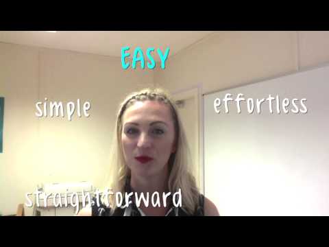What are Synonyms? Video explanation & pronunciation
