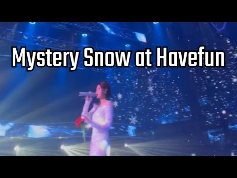 Mysterious Snowfall at Havefun Live Show Bugis Plus
