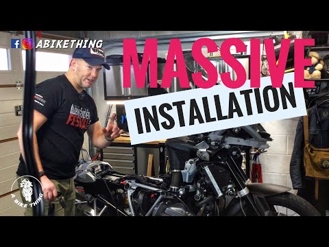 BMW R1250 GSA DENALI D7/D4 & INNOVV K2 & GIVI POWER SUPPLY INSTALLATION & TANK REMOVAL