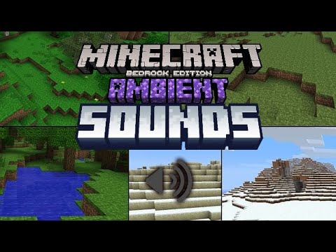 Ambient Sounds Minecraft Bedrock Add-on. Tutorial video.
