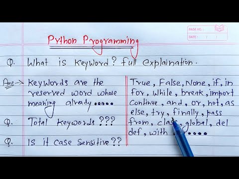 Learn Python Keywords | Learn Coding - Mind Luster