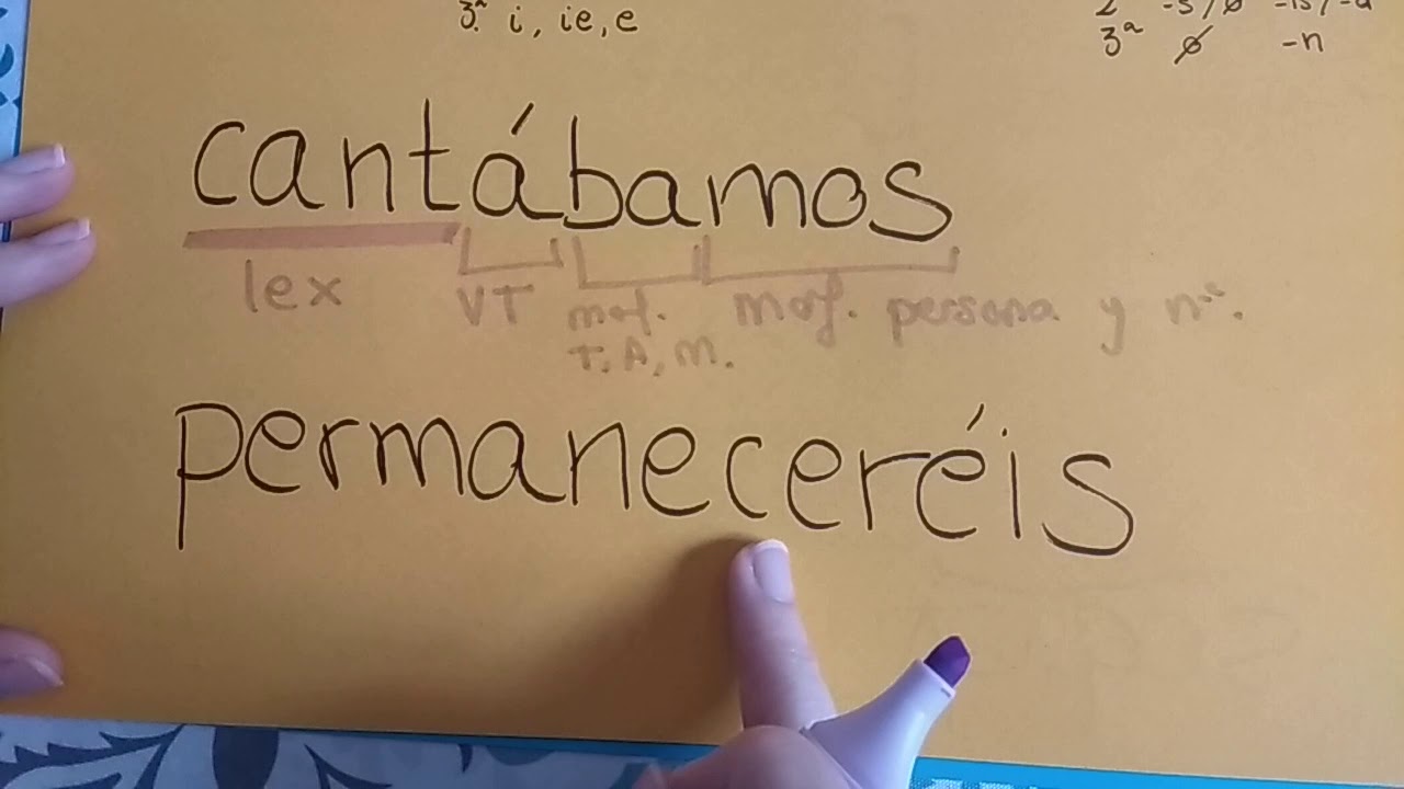 El Verbo 1 (Formación de palabras 4)