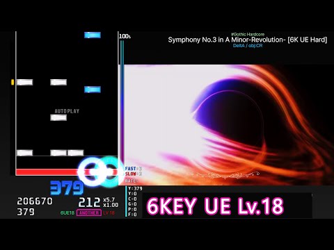 [BMS] Symphony No.3 in A Minor-Revolution- [6K UE Hard]