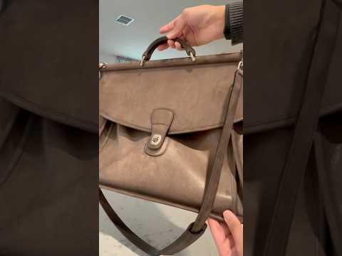 Reviving this vintage coach “Beekman” Bag #coach #vintage #restoration #cleaning #fashion #purse