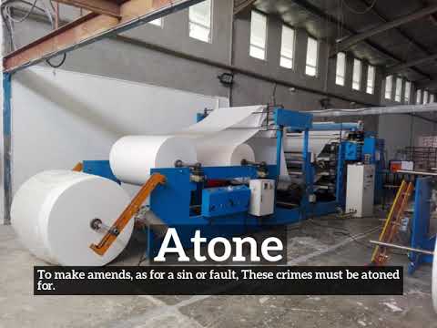 What is Atone? | How to Say Atone in English? | How Does Atone Look?