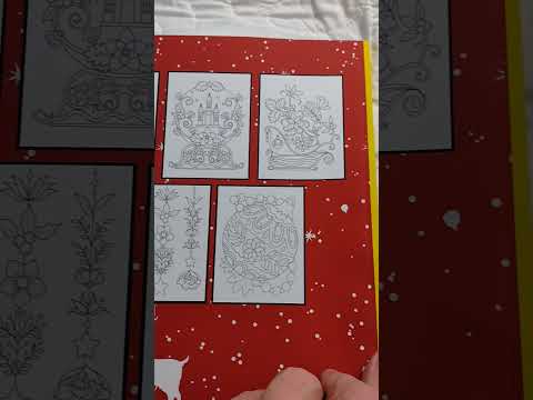 Christmas Coloring Book / Minimalist Relaxation / 40 + Coloring Pages / #Shorts