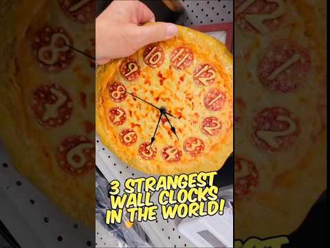 3 strangest wall clocks in the world ‼️