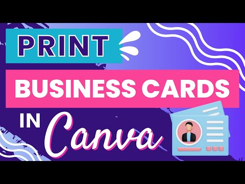 How to Print Business Card in Canva - Step By Step Tutorial