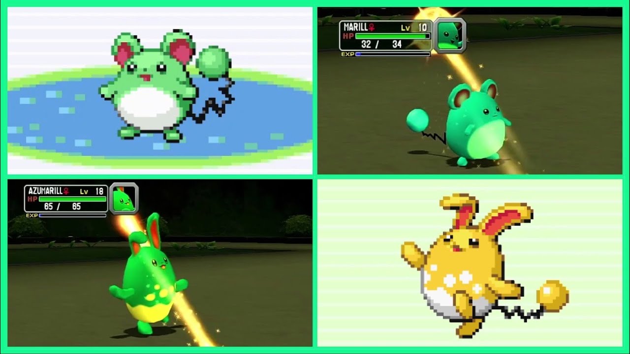 Two Shiny Marill After 6,336 and 788 RE's in Pokemon Sapphire!! (With Colosseum Showcase)