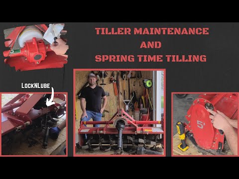 Tiller Maintenance and Spring Tilling #compacttractor