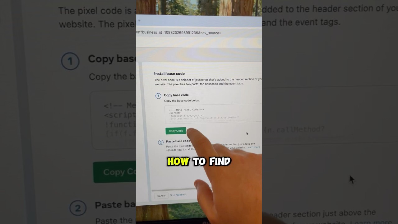 How To Find Meta Pixel Base Code #metapixel #facebookpixel #basecode