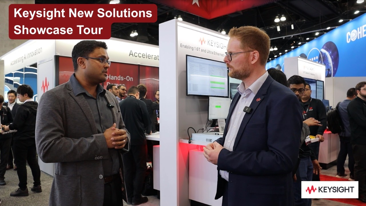 Keysight New Solution Showcase Tour at OFC 2026