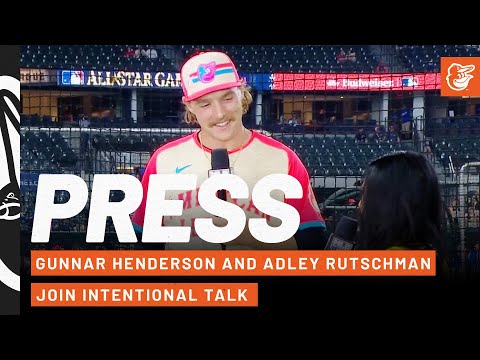 Gunnar Henderson and Adley Rutschman Join Intentional Talk | MLB Network | Baltimore Orioles