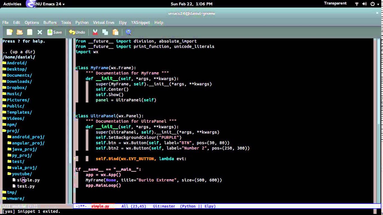 WxPython Tutorial Part 4 - Buttons