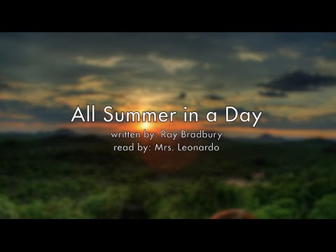 All Summer in a Day Audiobook Read Aloud