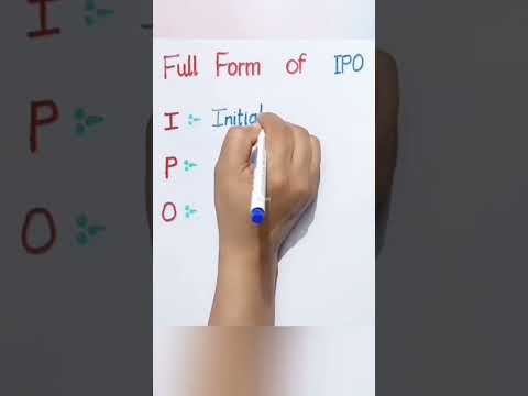 Full form of IPO #important #fullform #gk#gyaan #shorts