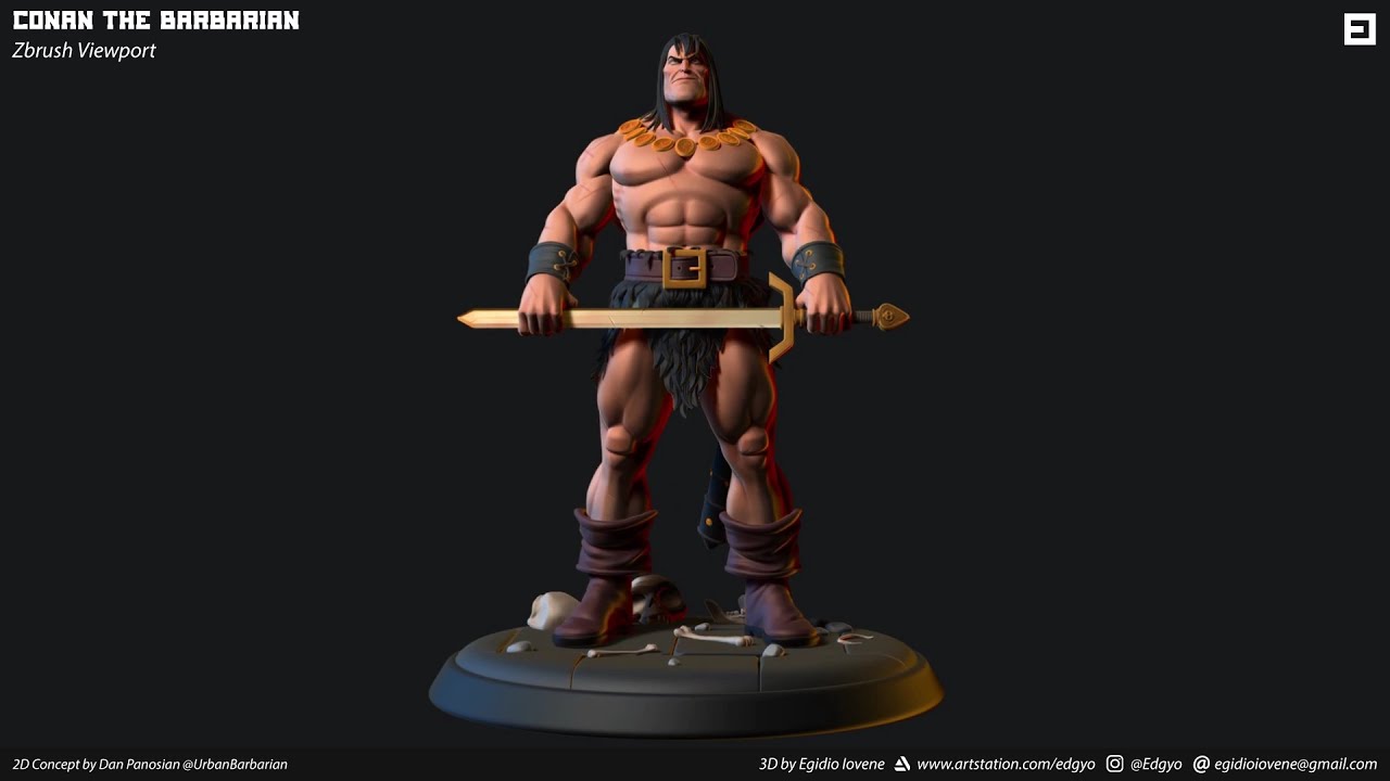 Conan The Barbarian - Zbrush