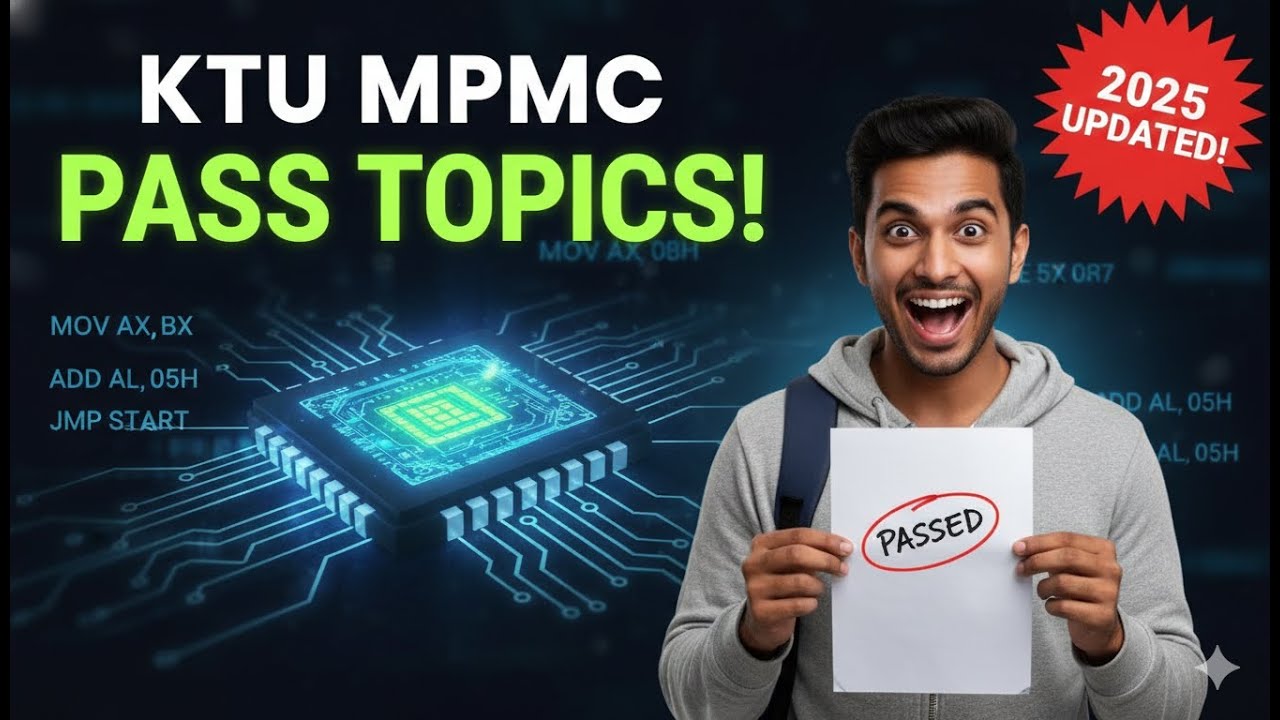 KTU-MICROPROCESSORS AND MICROCONTROLLERS (MPMC) -IMPORTANT TOPICS
